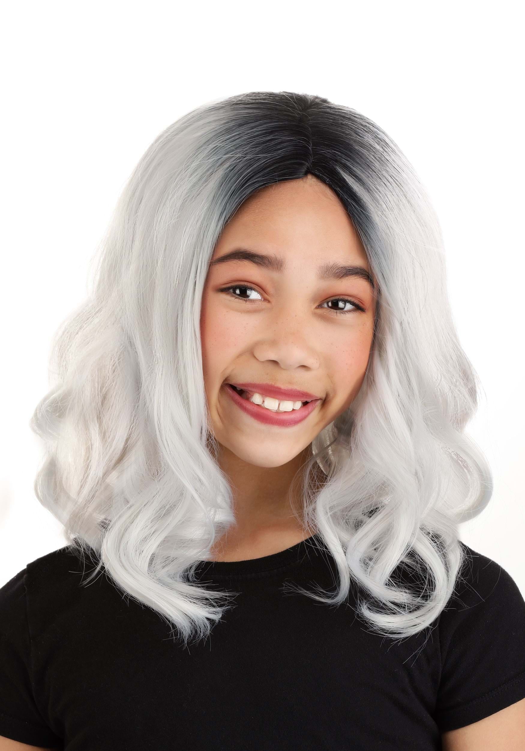 Kid's Gray Bob Wig - Walmart.com