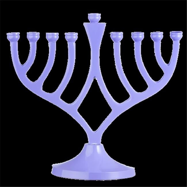 Nua Collection 59034 Menorah Classic Candle Purple - 7 in. - Walmart.com