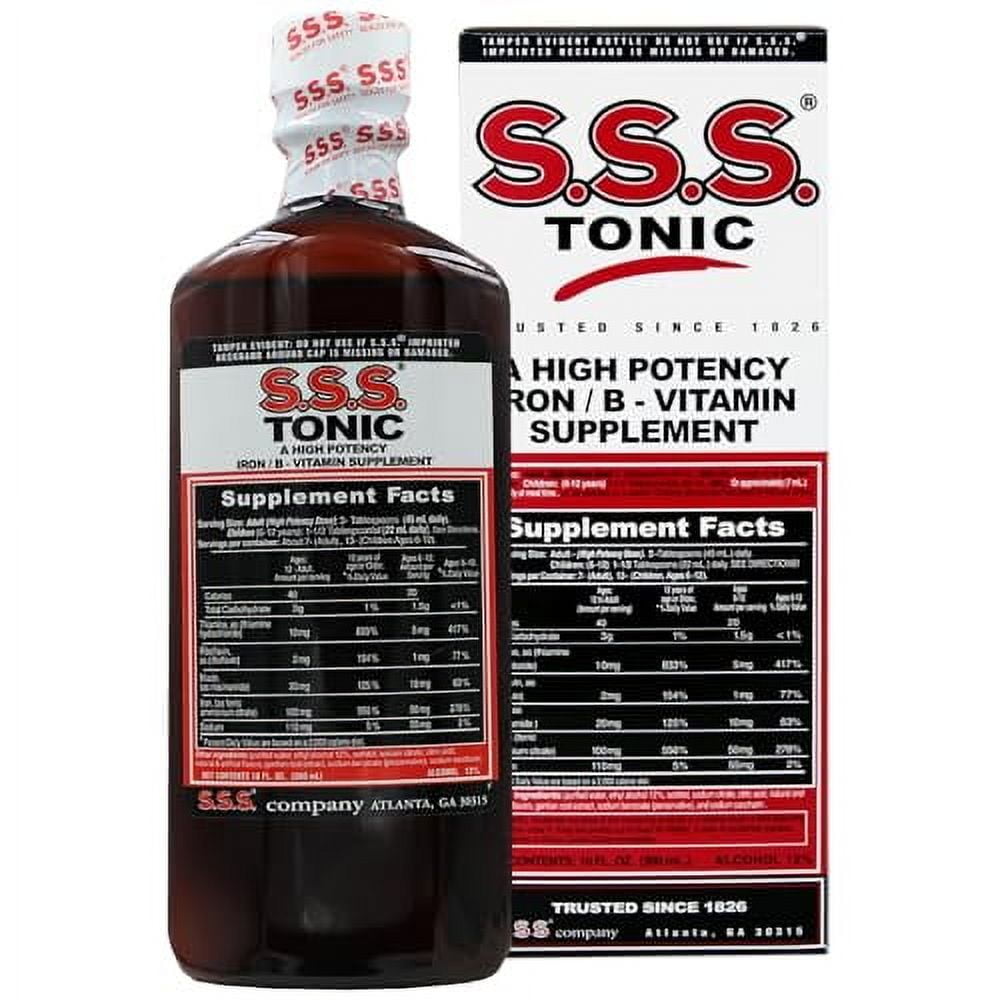 S.S.S. Suplemento tónico, hierro y vitamina B, vitaminas de alta ...