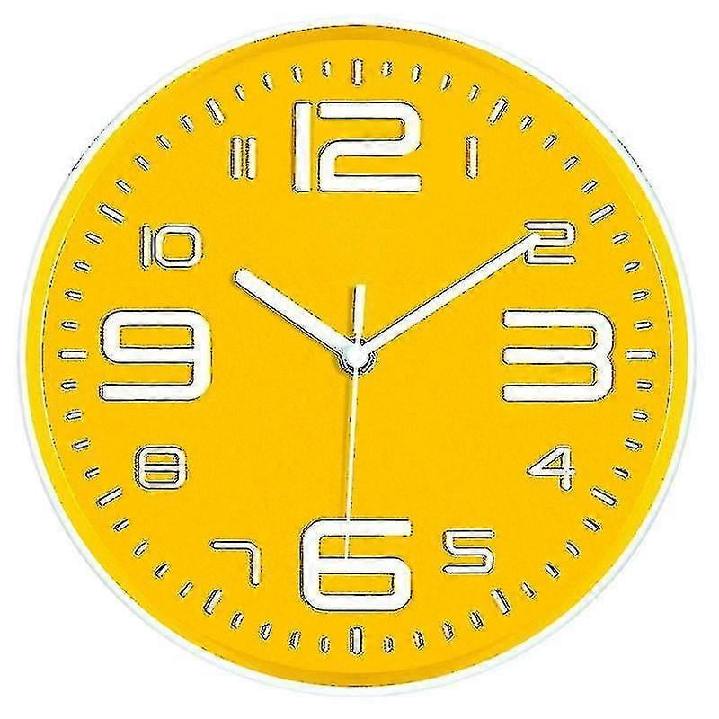 Mard Yellow C Silent Pendulum Lar 3d Numbers For Kids Girl Bed Kit Bath ...