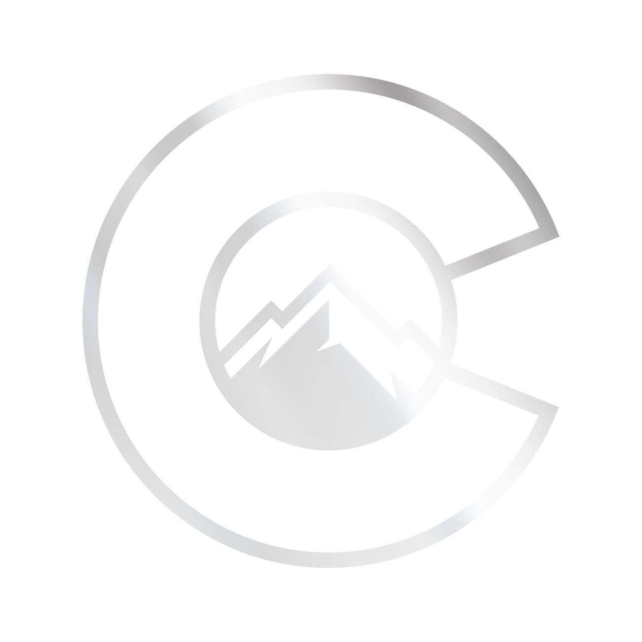 Colorado Flag C with Mountains Sticker Decal Die Cut - Self Adhesive ...