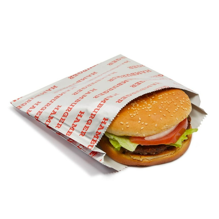 Greaseproof Paper Hot Dog Holders And Hamburger Wrappers (3, 50% OFF