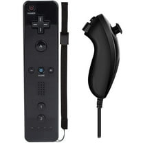 TekDeals Wireless Wii Remote and Nunchuck Controller Set, Motion Plus ...