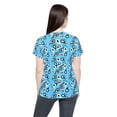 Abstract Print Women Poly T-Shirt 5 - Walmart.com