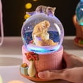 Cake Cat Music Box Flower Basket Snow Globe Decoration - Walmart.com
