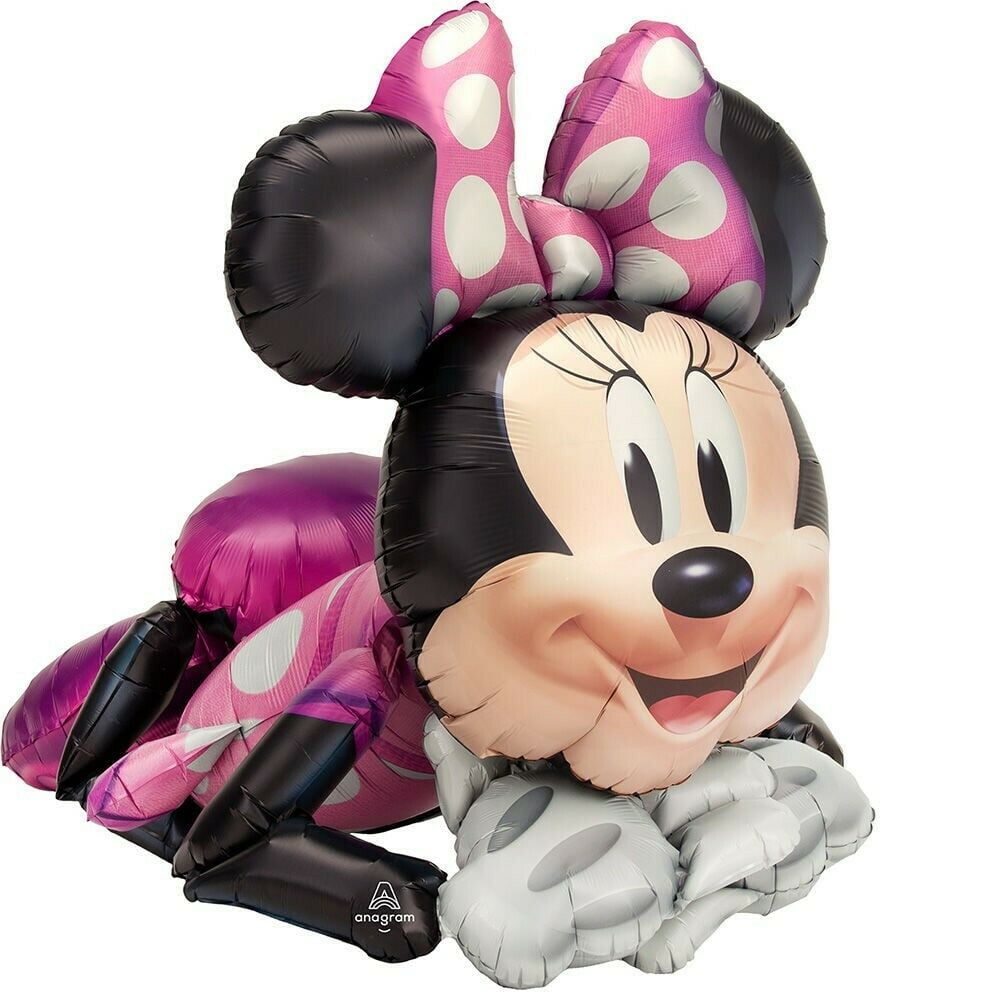 Minnie Mouse 29" Jumbo Airwalker Foil Balloon Party Decorating Supplies ...