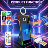 WideMeet 65inch Photobooth Machine with 43inch Touch Screen Machine ...