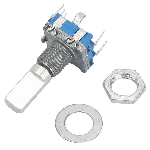 Codificador rotatorio, 10 piezas Codificador rotatorio EC11 Interruptor de potenciómetro digital ...