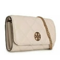 Tory Burch Women's Willa Small Leather Chain Wallet Crossbody Bag (Brie ...