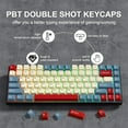 HSAPOW-PBT Keycaps Set, Doubleshot 137 Key Caps,Cherry Profile Custom ...