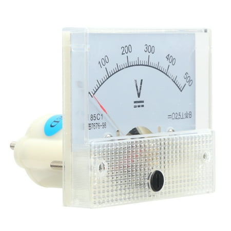 85C1 DC 0~500V Voltmeter, DC Pointer Voltmeter Embedded Installation Beautiful Generous Simple ...