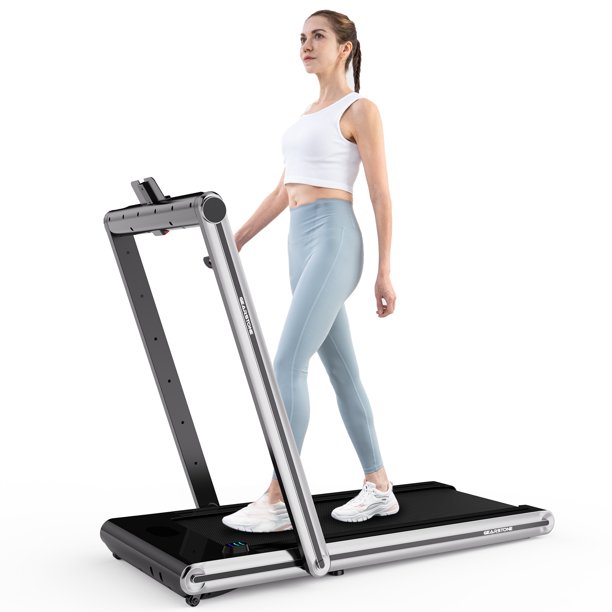 GEARSTONE 2 in 1 Folding Treadmill, Under Desk Treadmill Walking ...