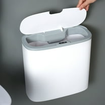 BCZHQQ Automatic Bathroom Trash Can,Touchless Motion Sensor Garbage Can ...