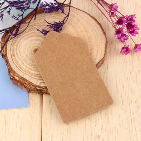 Kraft Marking Tags,100x Blank Kraft Paper Kraft Labels Display Tags ...