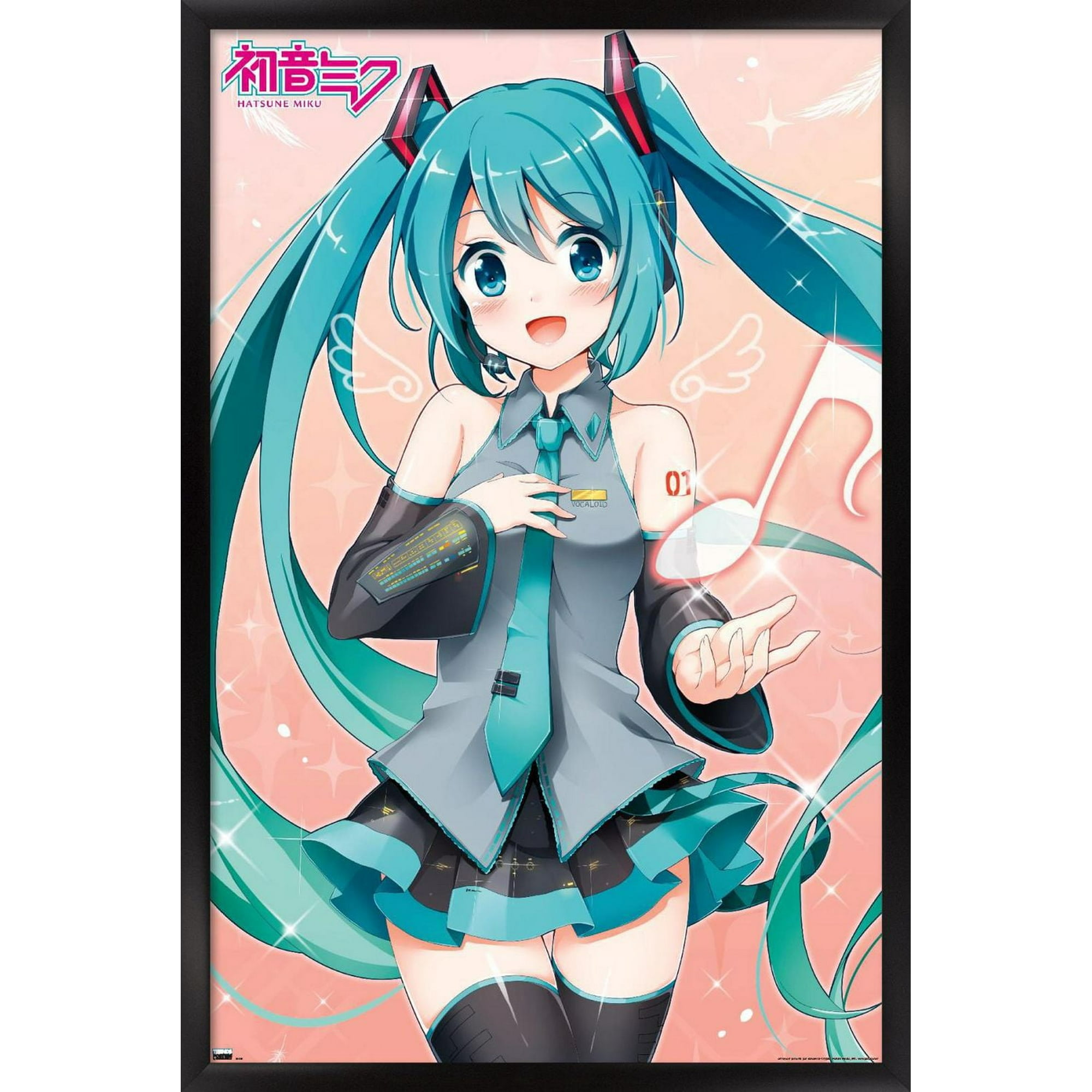Click here for Trends International Hatsune Miku - Music Note Wal... prices