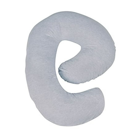 Snoogle Mini Chic Jersey Compact Side Sleeper Pregnancy Pillow ...