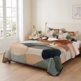 Full Quilt Bedding Set Gradient Color Block Stone Fluid Breathable ...