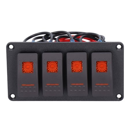Toggle Panel, Aluminum Stable PC Rocker Switch, ABS Yachts For Vehicles ...