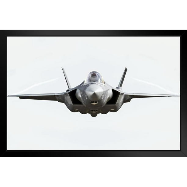 F35 Lightning II Fighter Jet Plane Front Isolated Photo Art Print Stand ...