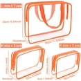 Clear Makeup Bags, TSA Approved 6 Pcs Cosmetic Makeup Bags Set Clear ...