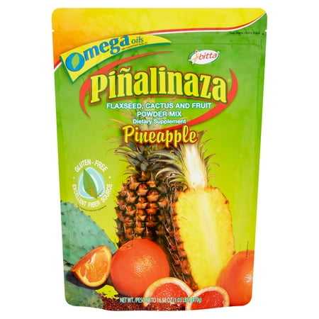 Pialinaza Drink Mix, Pineapple Flaxseed Cactus, 16.58 Oz, 1 Count ...