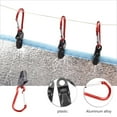 Set of 10 Outdoor Canopy Tent Clips, Windproof Tarpaulin Alligator ...