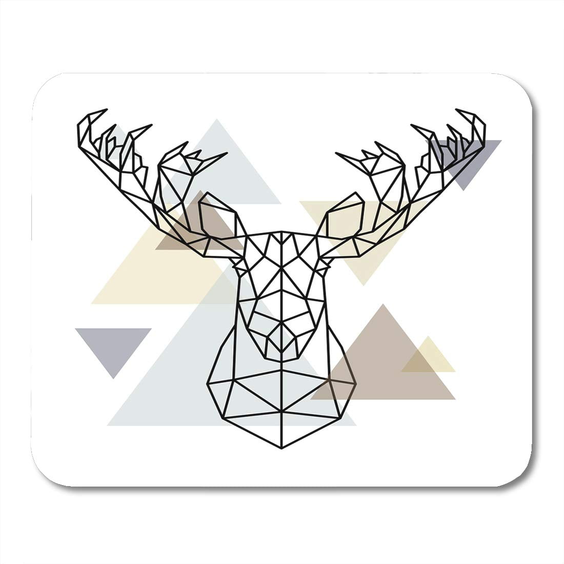 Geometric Moose Head