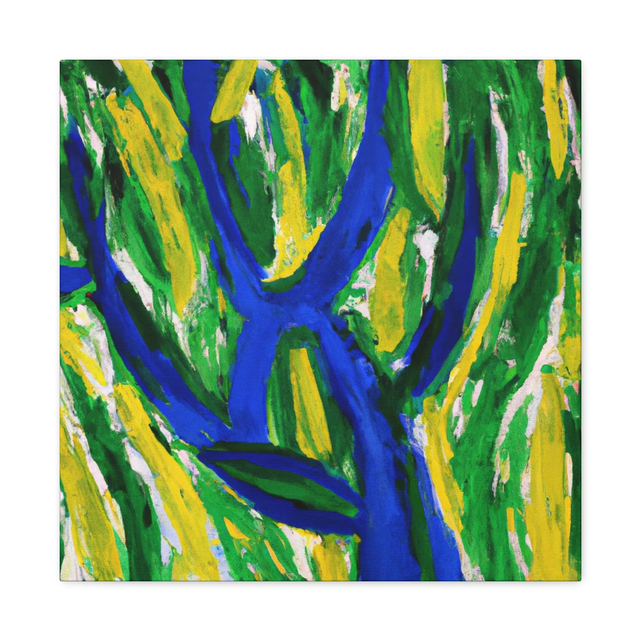 Willow Tree in Moonlight - Canvas - Walmart.com