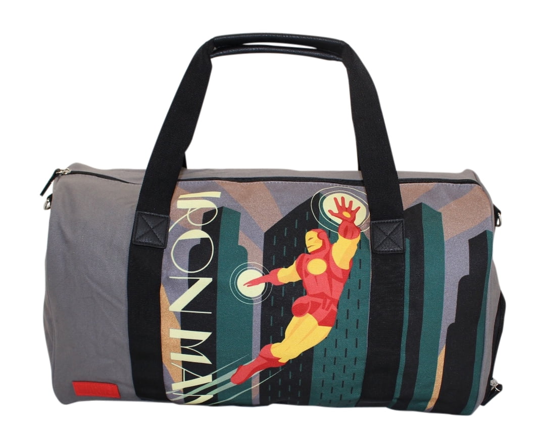 BB Designs USA LLC Iron Man Decadent Duffle Bag Canvas - Walmart.com