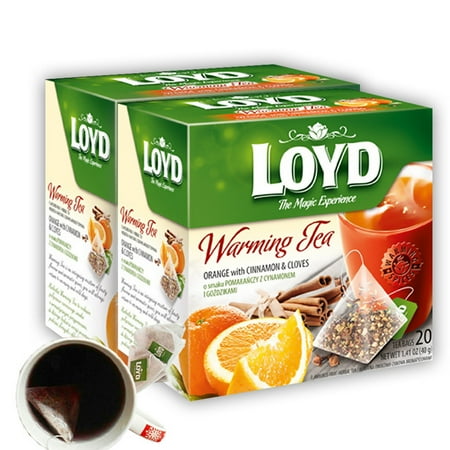 Loyd Warming Tea Sweet Plum & Fig with Ginger & Cinnamon 40g (Pack of 3 ...
