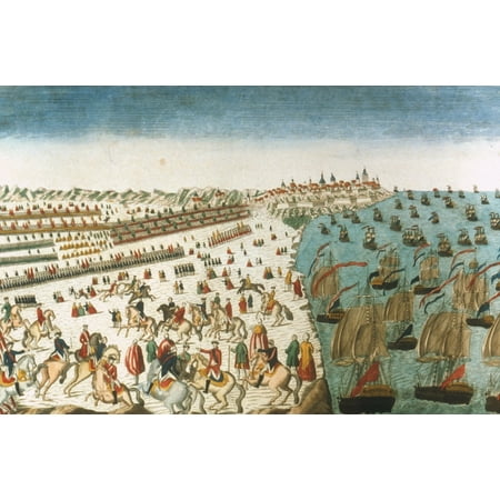 Battle Of Yorktown, 1781. /Nbritish Surrender, Oct. 19, 1781, With ...