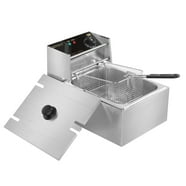 Toastmaster 4-Liter Stainless Steel Deep Fryer with Temperature Control ...