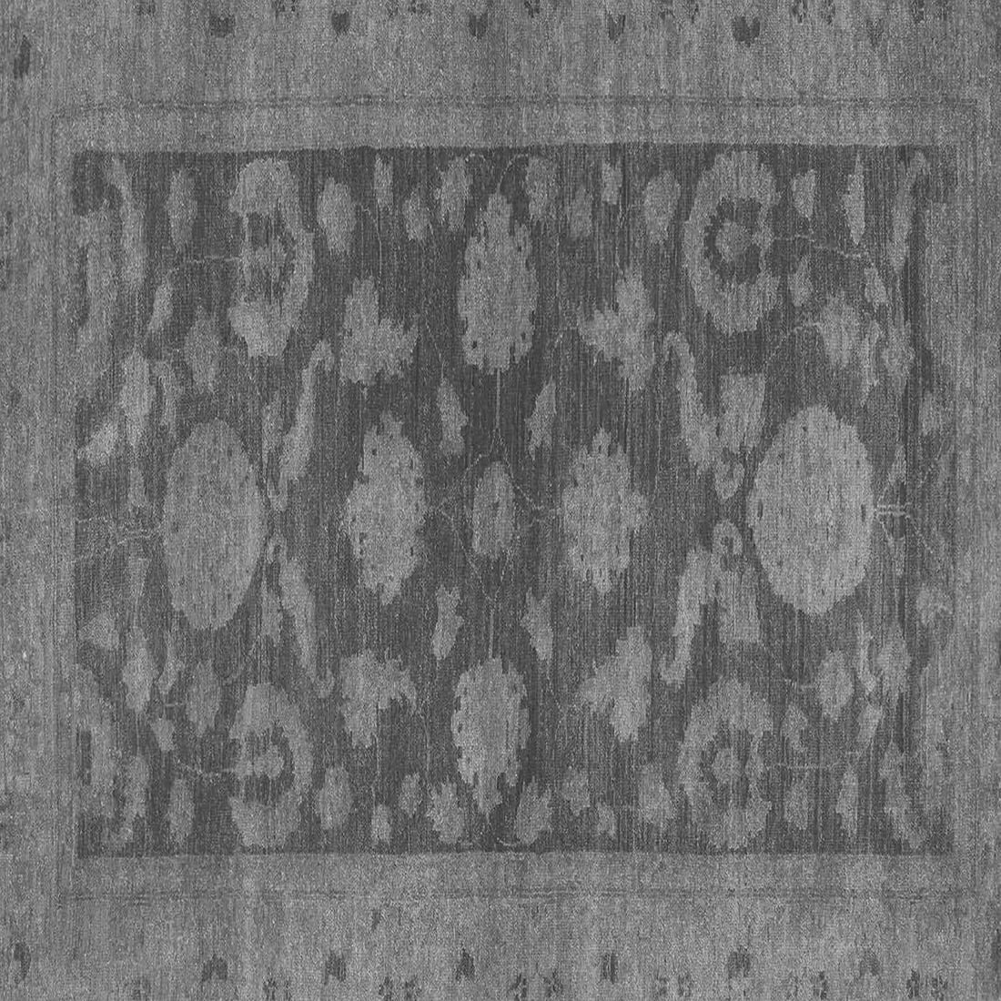 Ahgly Company Indoor Square Abstract Gray Modern Area Rugs, 8' Square ...