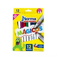 Marcadores Norma Lettering Doble Punta: Pincel y Fina Multicolor 12 ...