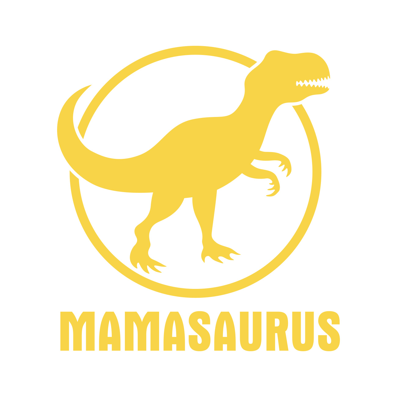 Mamasaurus Sticker Decal Die Cut - Self Adhesive Vinyl - Weatherproof ...