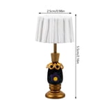 WORGEOUS Tiny House Lamp Miniature Table Lamp Toy Doll House Pretend ...