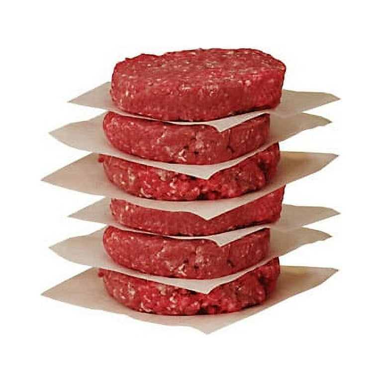 Patty Paper Squares 5000 PACK] Dry Wax Burger Patty Liner Paper 5.5 X ...