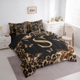 Catabedysis Wild Leopard Print 7-Piece Twin Bedding,Brown Personalized ...