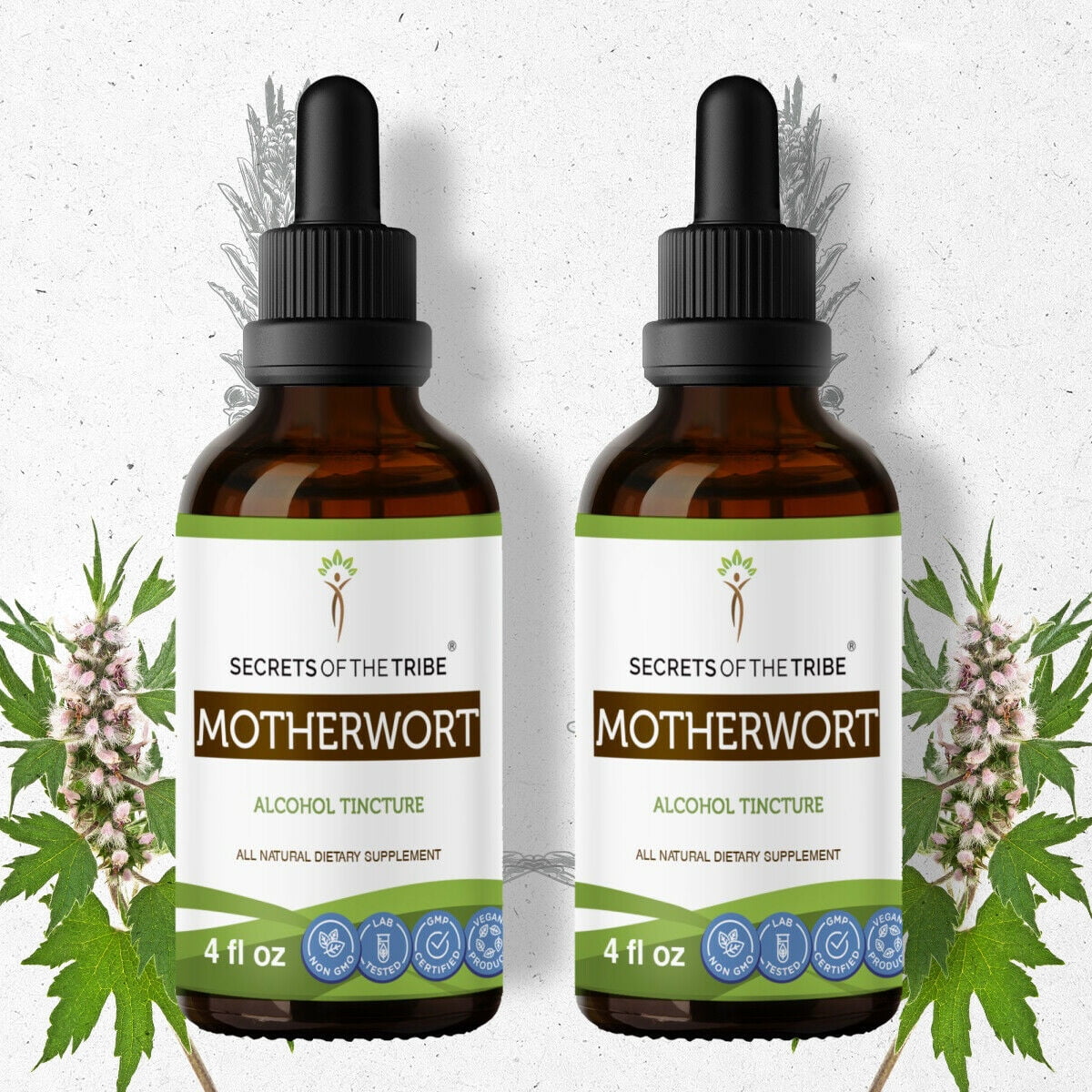 Motherwort Tincture Alcohol Extract, Organic Motherwort Leonurus ...