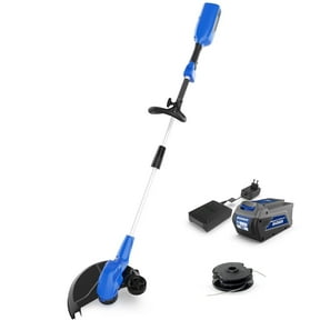 Pulsar 40v Lithium-Ion Cordless String Trimmer and Edger with 2.0Ah ...