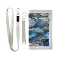 Blue Flowers Butterflies Clouds Crystals Trifold Wallets Card Holders ...
