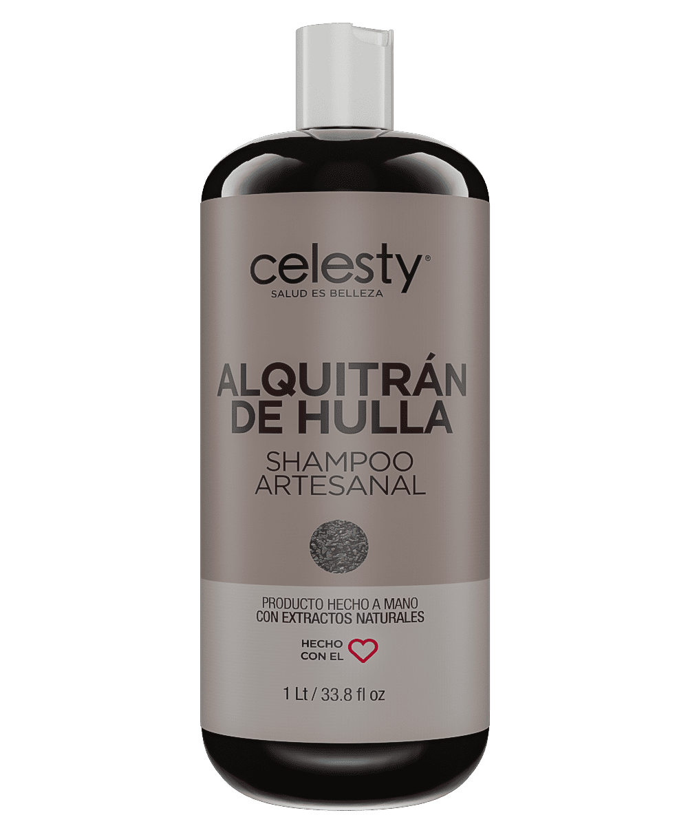 Shampoo de Alquitrán de Hulla 1lt Celesty Shampoo de Alquitrán de Hulla ...