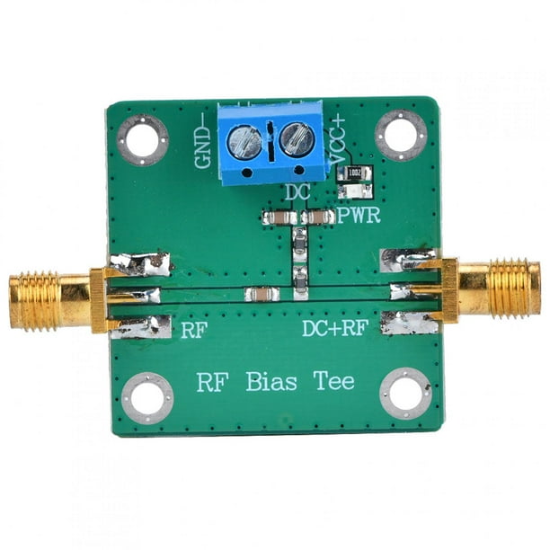 DC Feed RF Bias Tee RF Microwave Bias, Antena activa Fuente de alimentación RF 10-6000MHz para ...