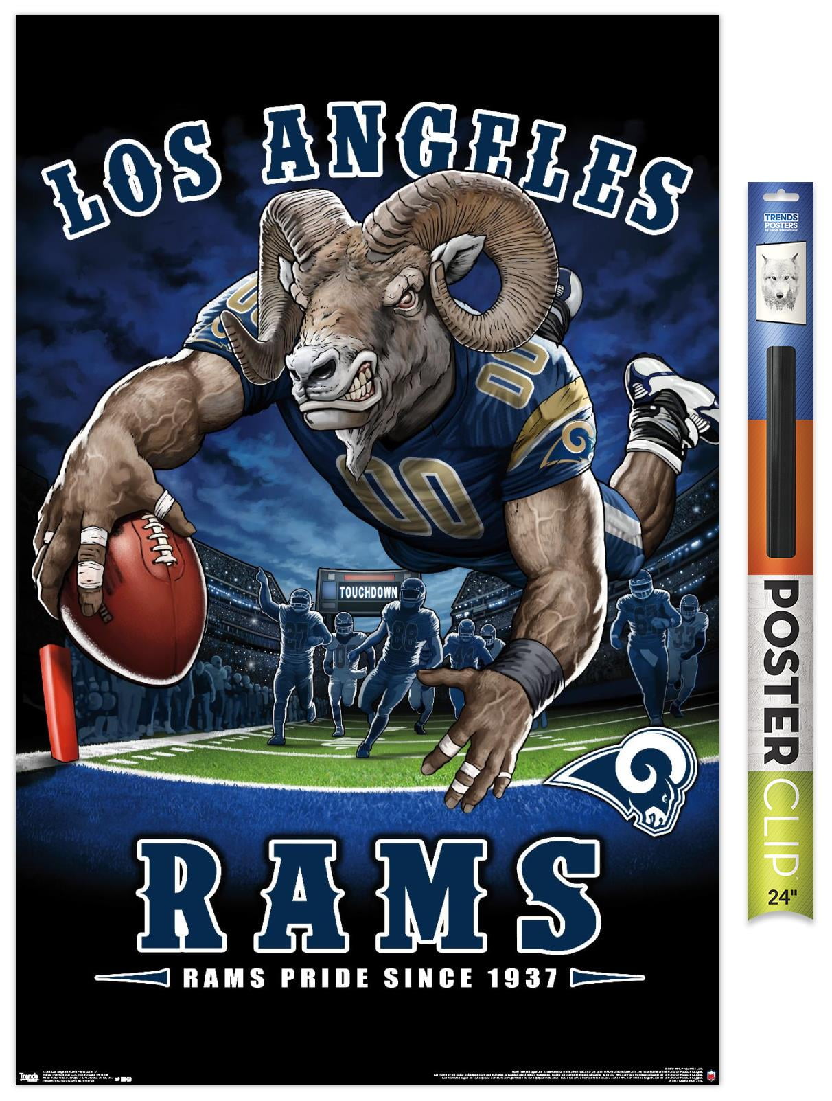 NFL Los Angeles Rams - End Zone 17 Wall Poster, 22.375" x 34" - Walmart.com