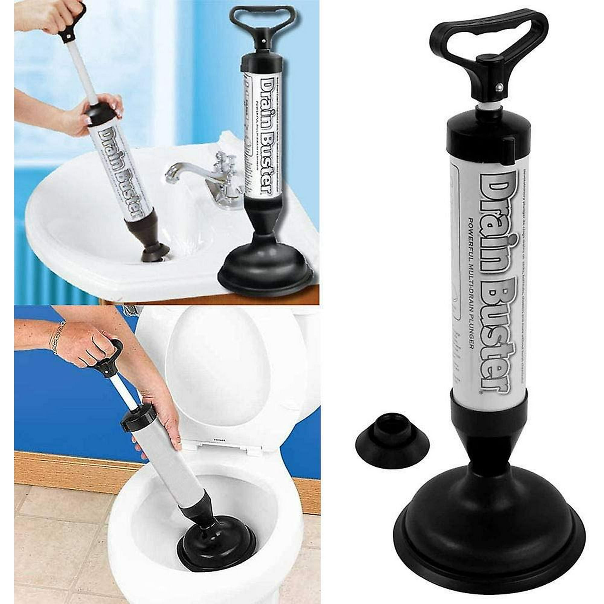 Click here for Geecy Toilet Plunger Set Air Pump Drain Unblocker... prices