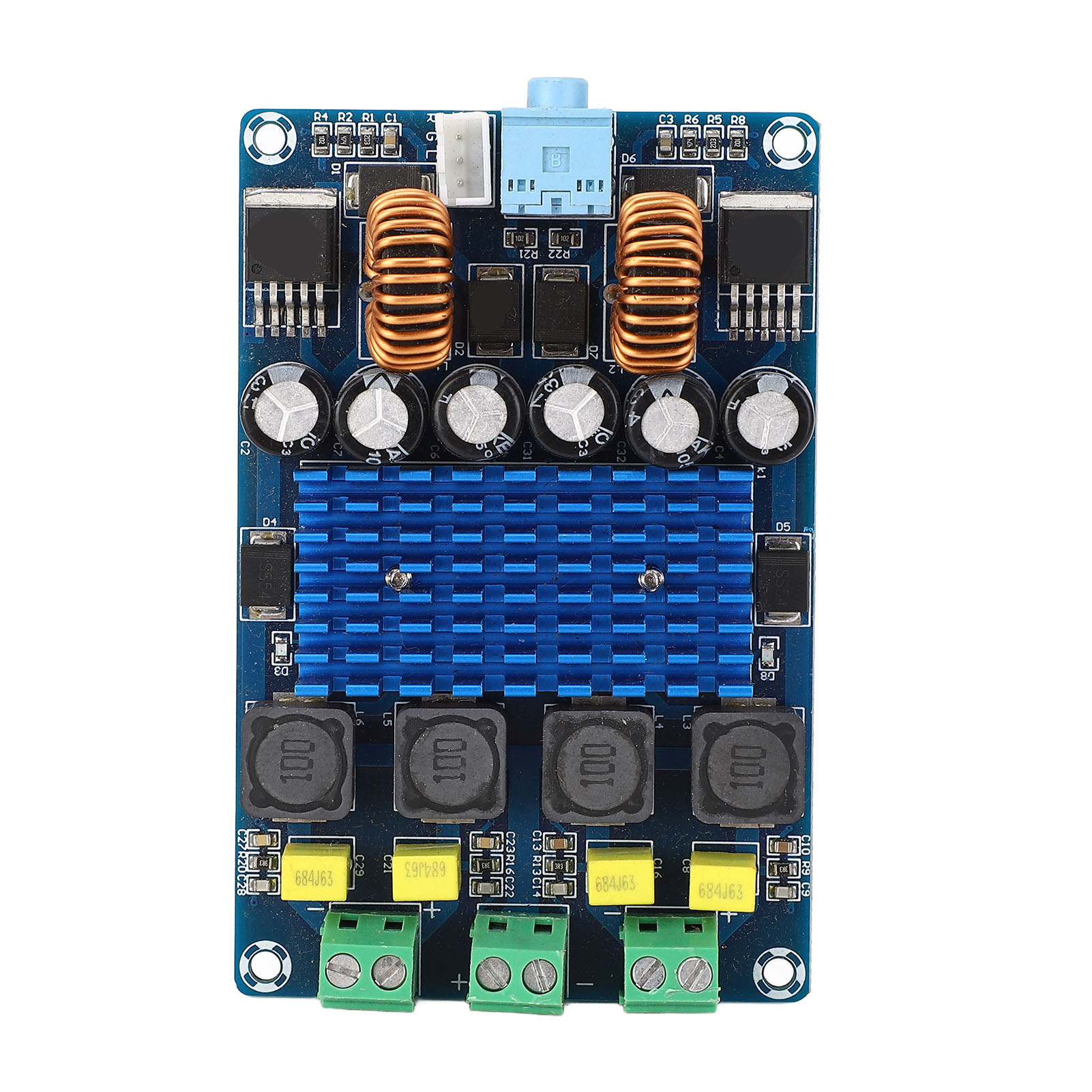 Placa Amplificadora Digital, Estéreo DC 12-24V Auto Boost Placa ...