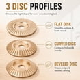 Angle Grinder Polishing Pad, Heavy Duty Wood Carving Disc Set, Tungsten ...
