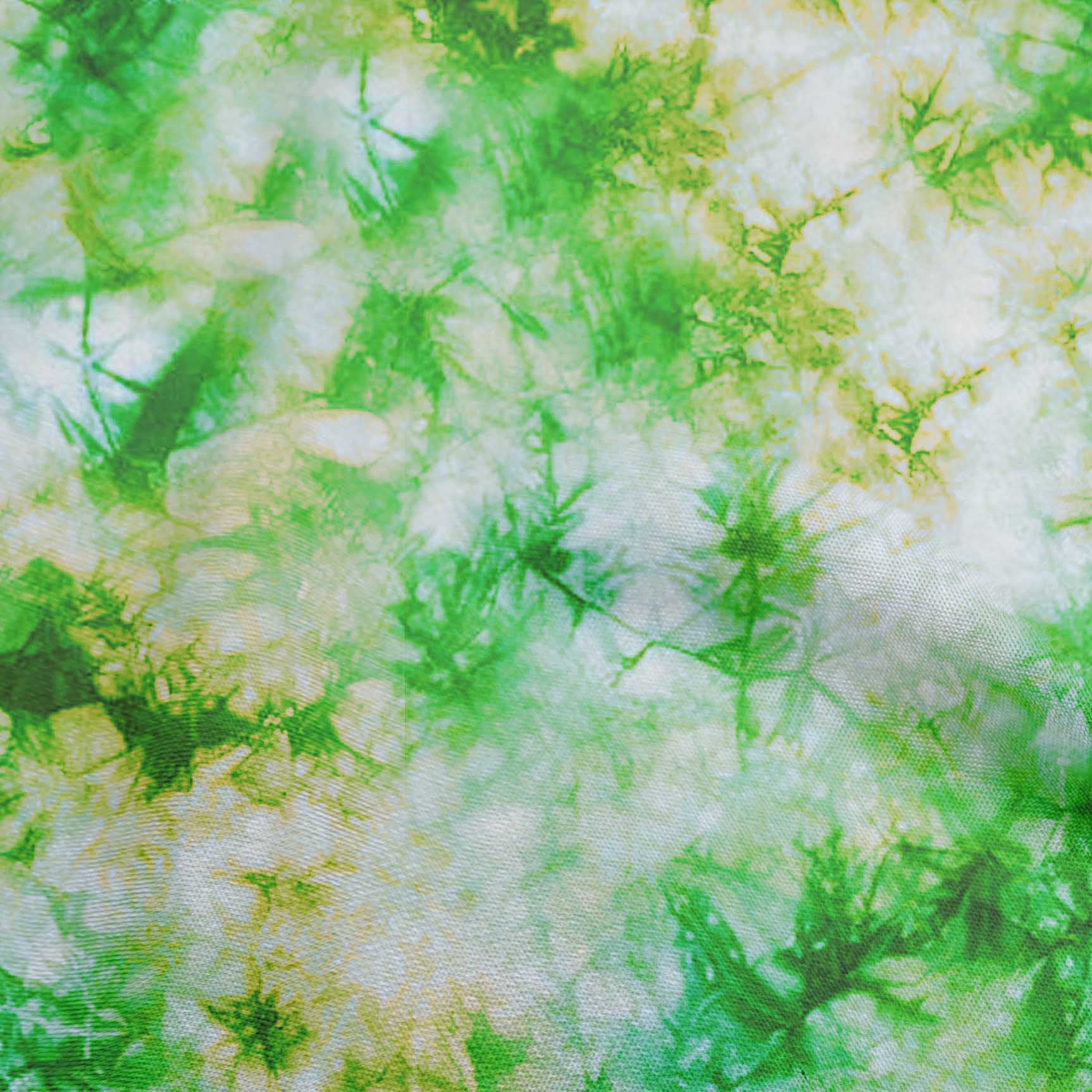 oneOone Cotton Silk Light Green Fabric Brush Stroke Diy Clothing ...