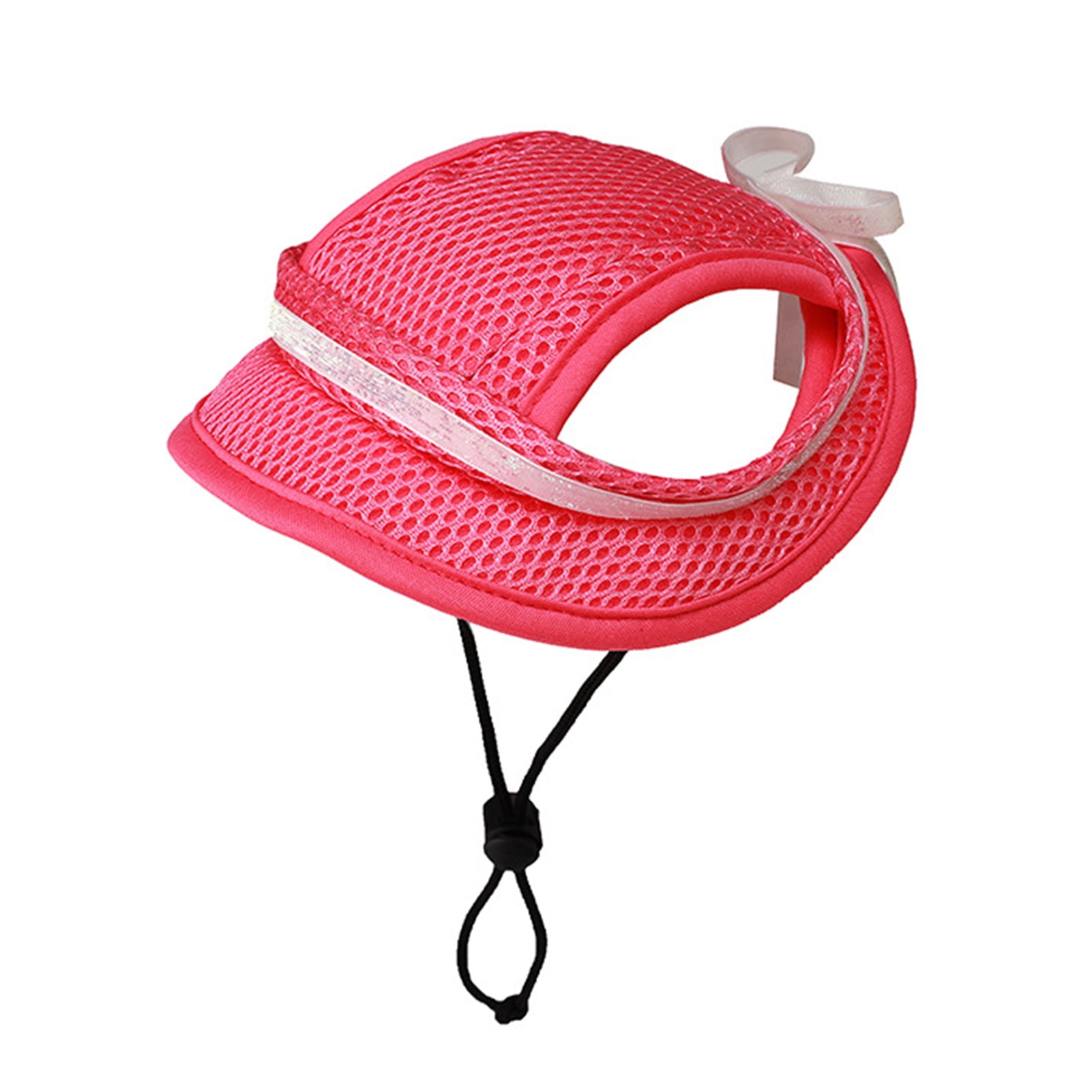 Pet Headwear Super Soft Wide Brim Polyester Dog Cat Outdoor Mesh Sun ...