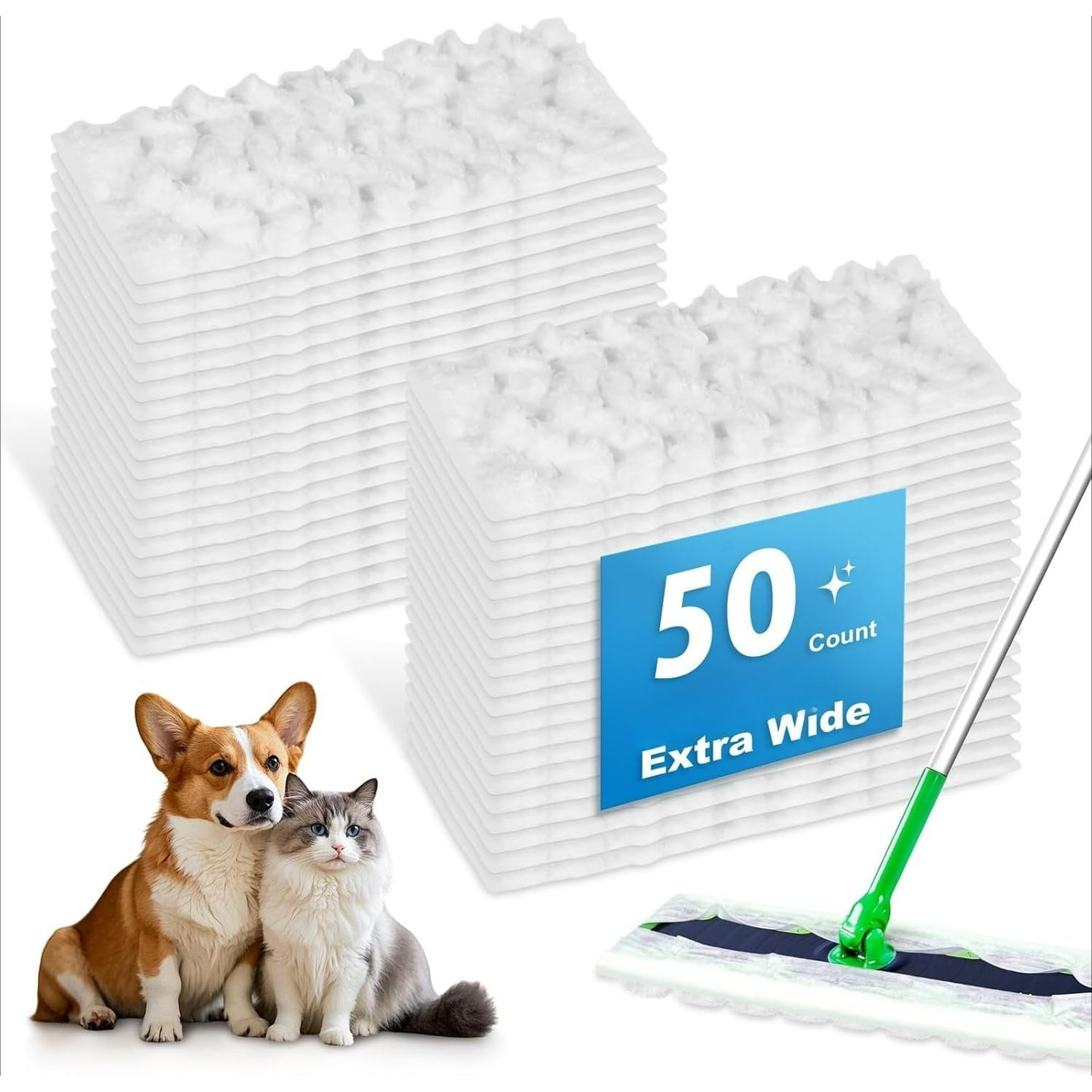 Click here for Kospetsin Extra Wide Xl Dry Sweeping Cloths For Sw... prices